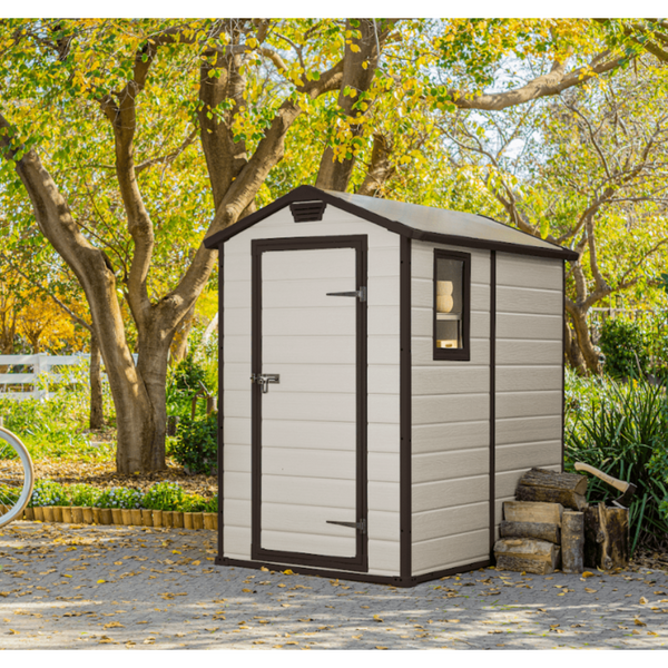 KETER CASETTA DA GIARDINO IN RESINA MANOR 4x6 BEIGE – Dynamic Jump